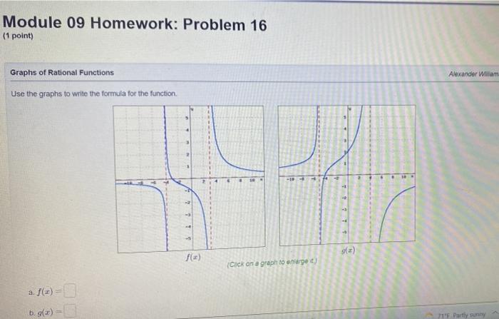 Solved Graphing Polynomial Functions Use the graphs to write | Chegg.com