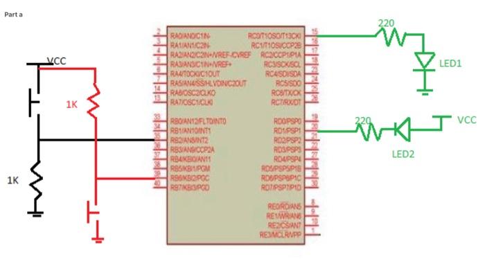 Solved Write an assembly program that continuously check PB1 | Chegg.com