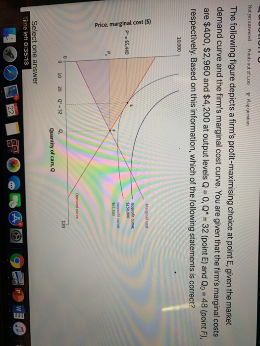 Solved Not yet answered Points out of 1.00 P Flag question | Chegg.com