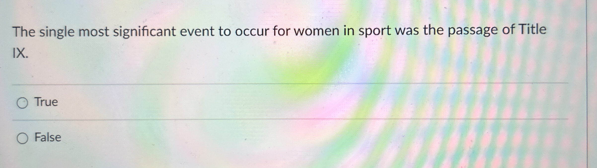 Solved The single most significant event to occur for women | Chegg.com