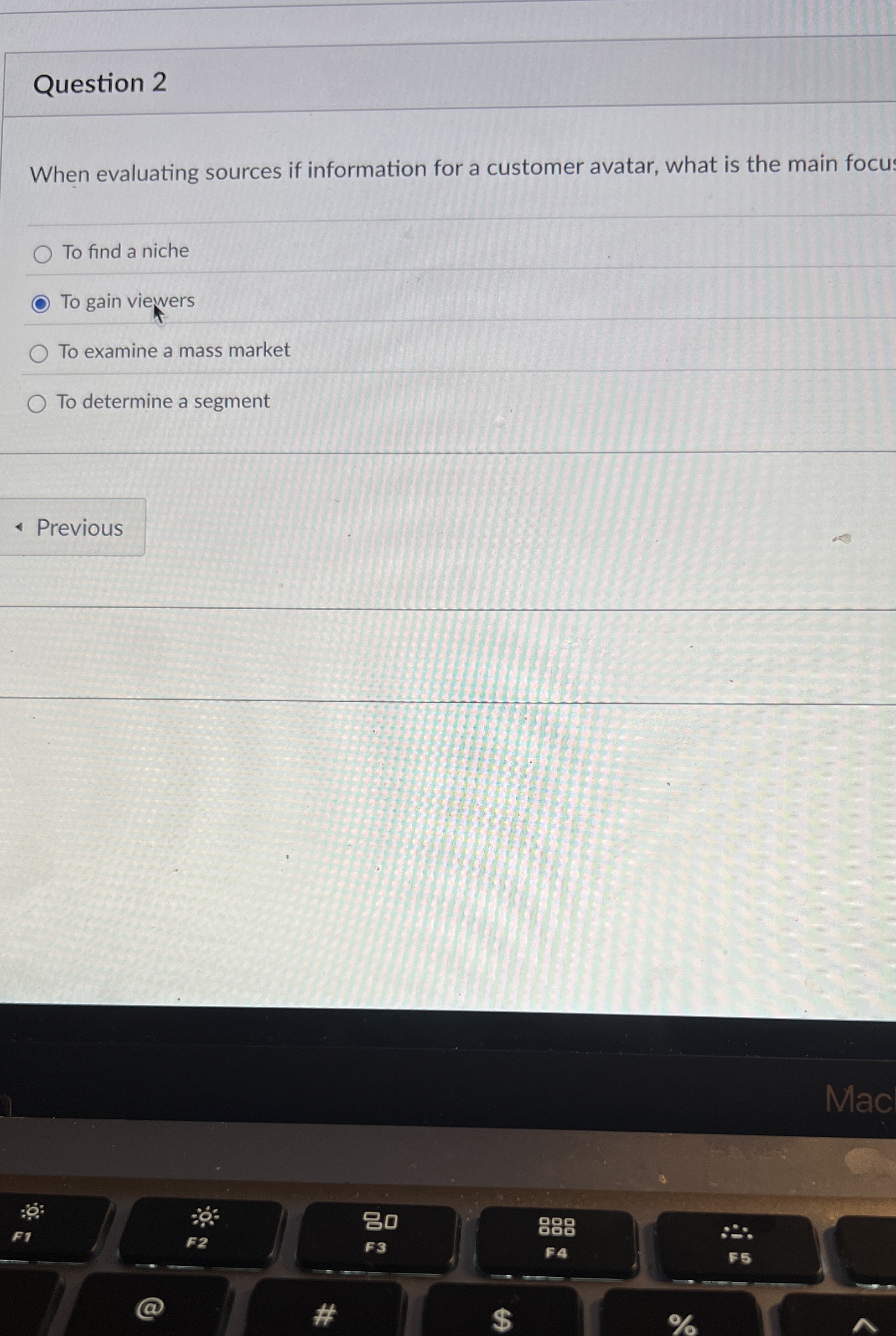 Solved Question 2When evaluating sources if information for | Chegg.com