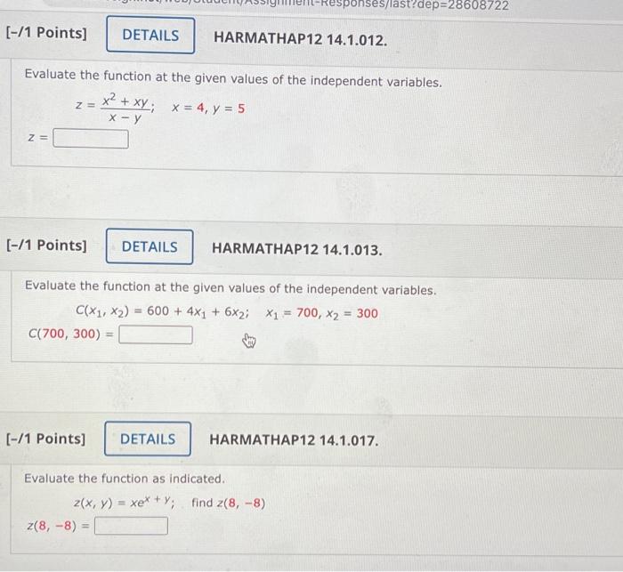 Solved esponses/last?dep=28608722 [-/1 Points] DETAILS | Chegg.com