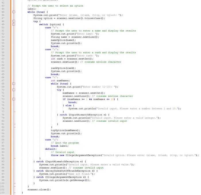 Solved JAVA::I've written this code, but I'm not supposed to | Chegg.com