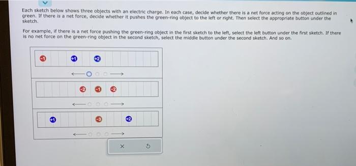 Solved Each sketch below shows three objects with an | Chegg.com