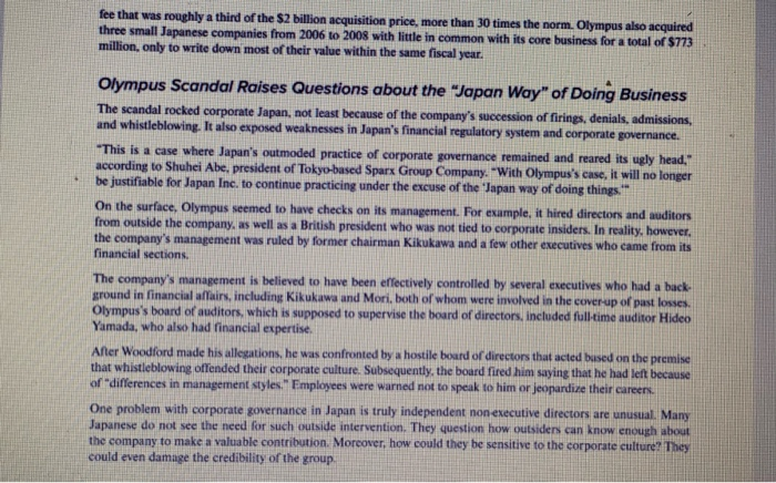 olease read the case below and answer the following | Chegg.com
