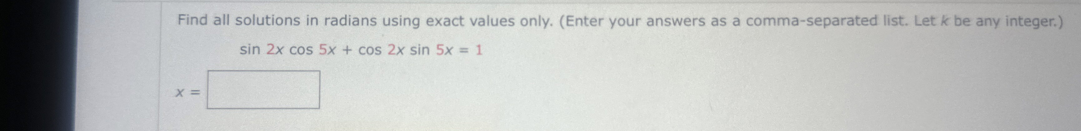 Solved Find all solutions in radians using exact values | Chegg.com