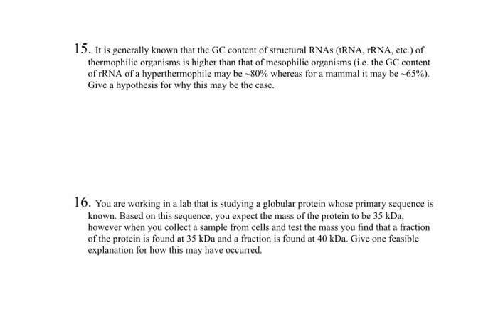 Solved 13. It is generally known that the GC content of | Chegg.com