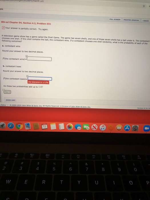 Solved tentmantruni en FULL SCREEN PRINTER VERSION « BACK | Chegg.com