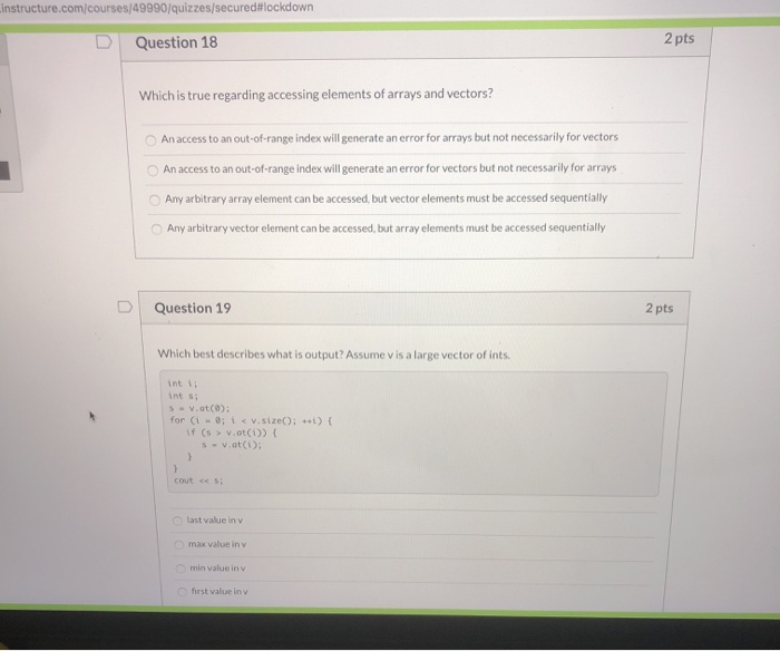 Solved: Instructure.com/courses/49990/quizzes/secureditloc... | Chegg.com Solved: Instructure.com/courses/49990/quizzes/secureditloc... | Chegg.com