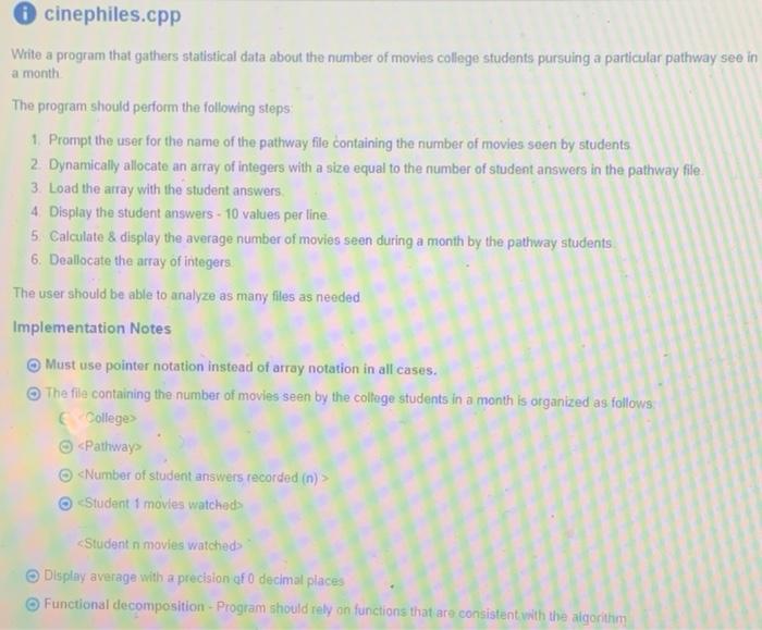 Solved Write a program that gathers statistical data about | Chegg.com