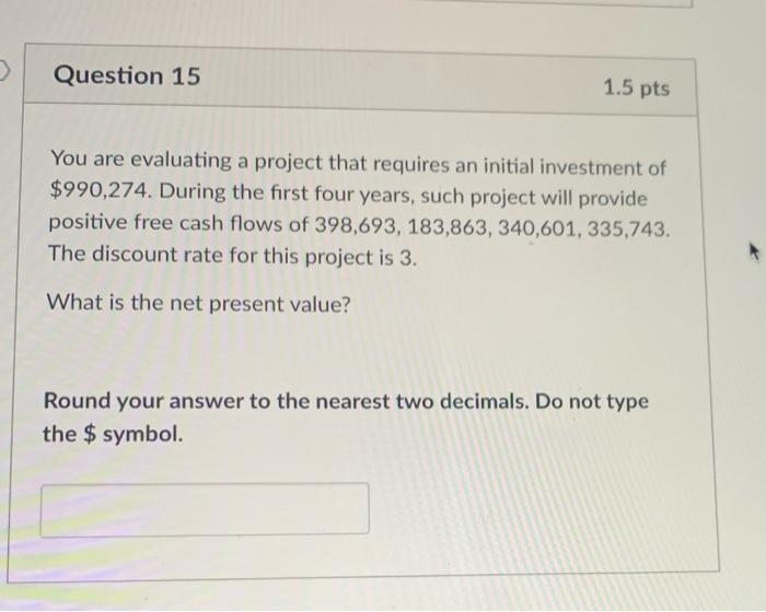 Solved You are evaluating a project that requires an initial | Chegg.com