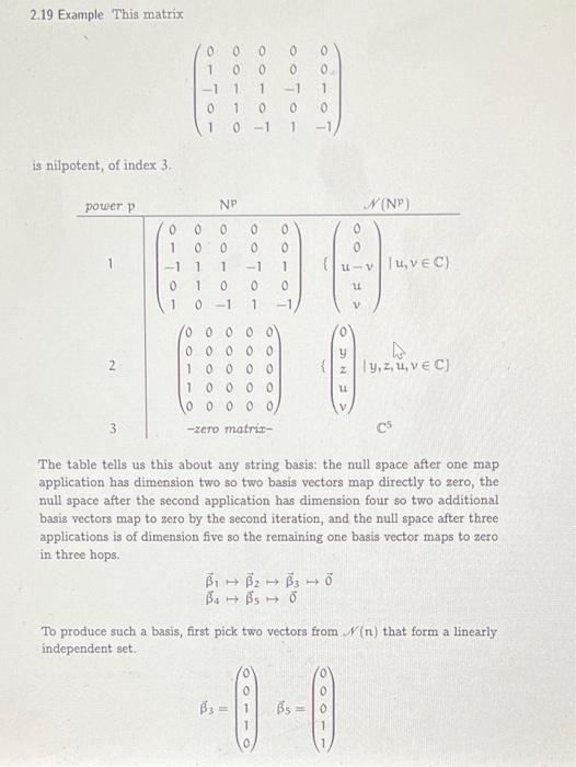 Solved 2.24 Consider the matrix from Example 2.19. (a) Use | Chegg.com