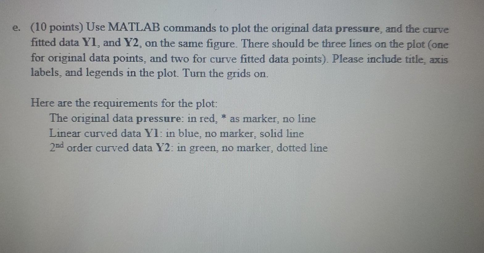 Solved 4- (25 points) Data Loading; Polyfit/Polyval; Plot: | Chegg.com Solved 4- (25 points) Data Loading; Polyfit/Polyval; Plot: | Chegg.com