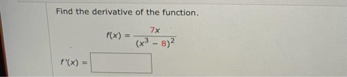 Solved Use the General Power Rule to find the derivative of | Chegg.com