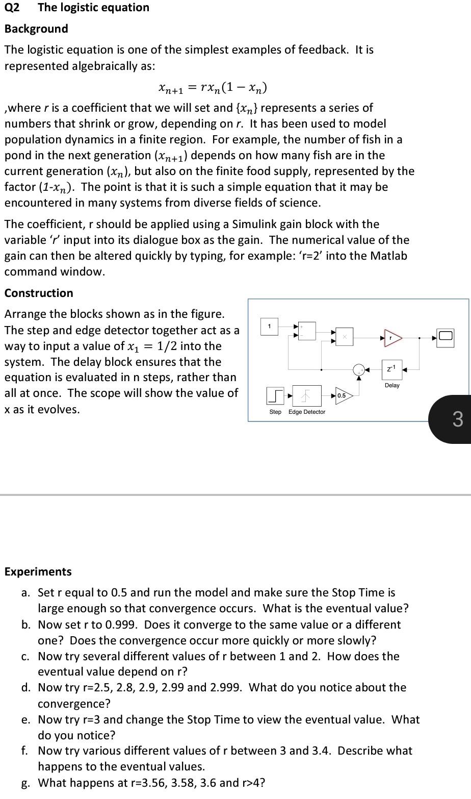 Solved Simulink / Simscape exercises The following four | Chegg.com