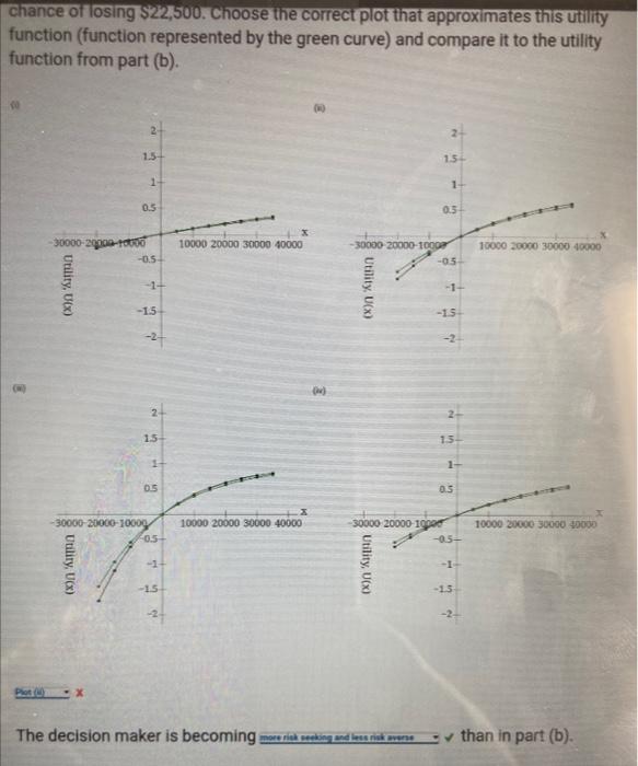 Solved Problem 13-31 (Algorithmic) Consider a decision maker | Chegg.com