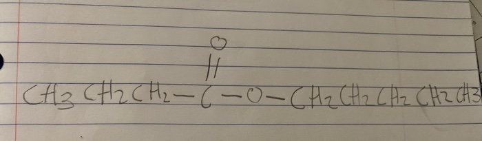 Solved CH3 CH2 CH₂ - 6 -O-CH₂ CH2 CH₂ CH2 CH3 | Chegg.com