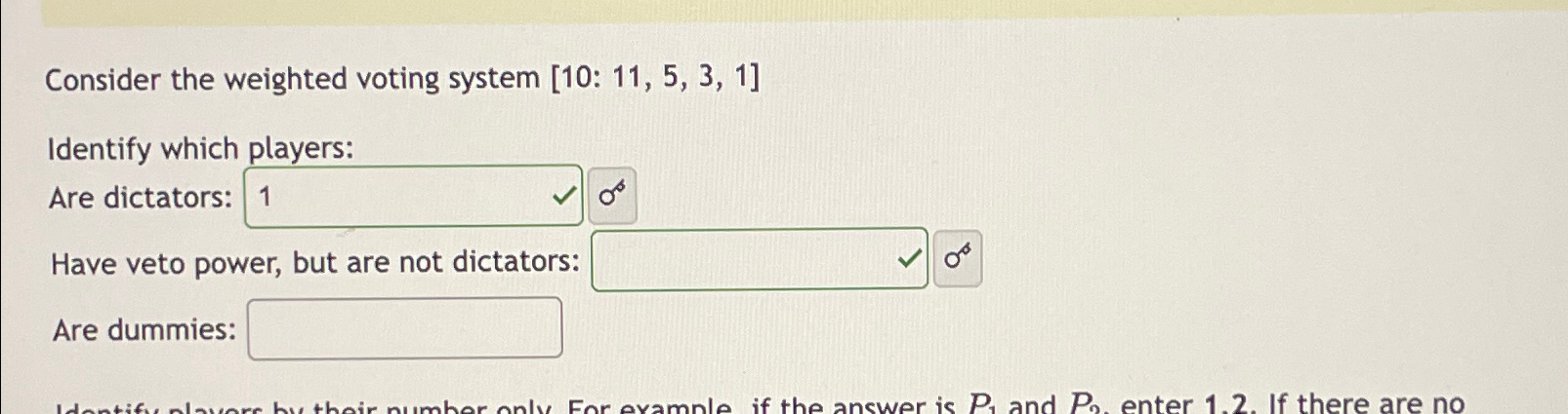 Solved Consider the weighted voting system | Chegg.com