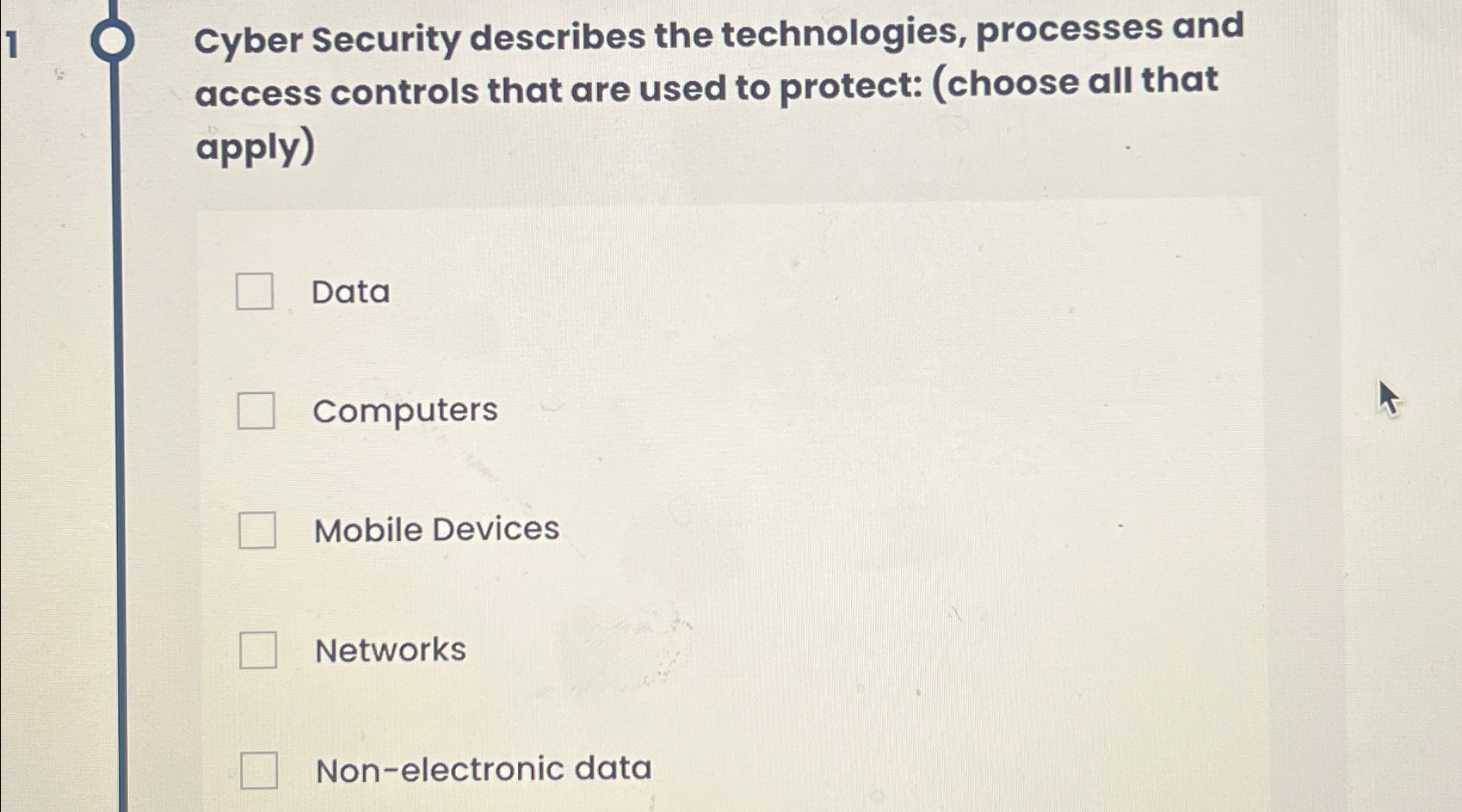 Solved Cyber Security describes the technologies, processes | Chegg.com