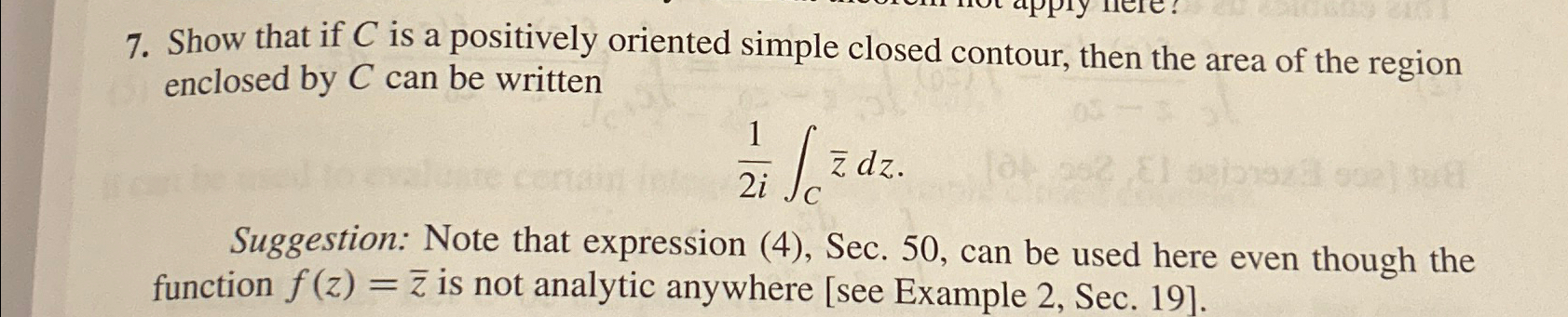 Solved Show that if C ﻿is a positively oriented simple | Chegg.com
