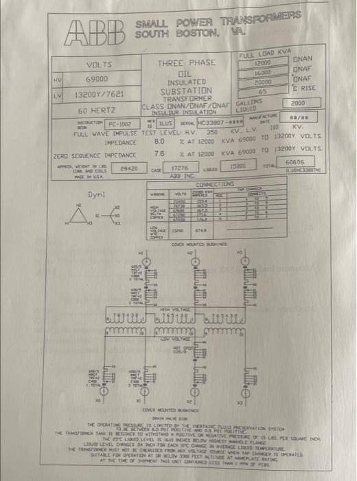 Problem \#5 - Parallel Transformers For this problem, | Chegg.com