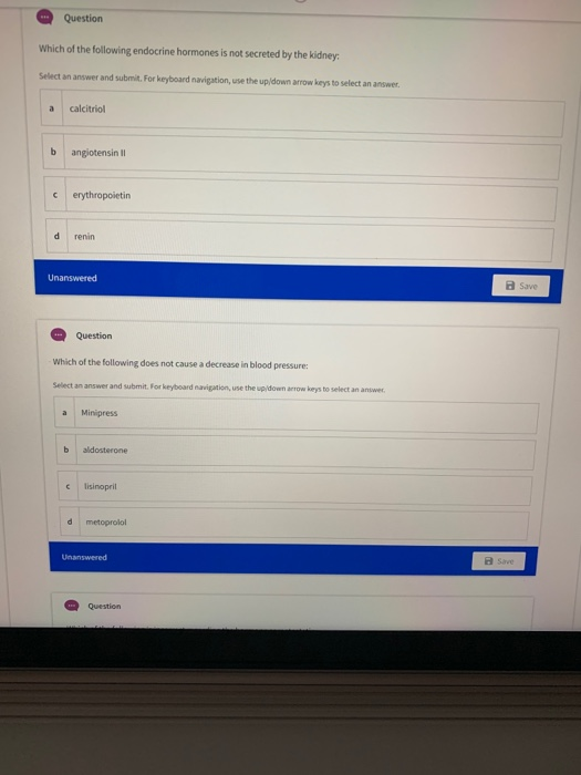 Solved Question Which Of The Following Is Incorrect Chegg