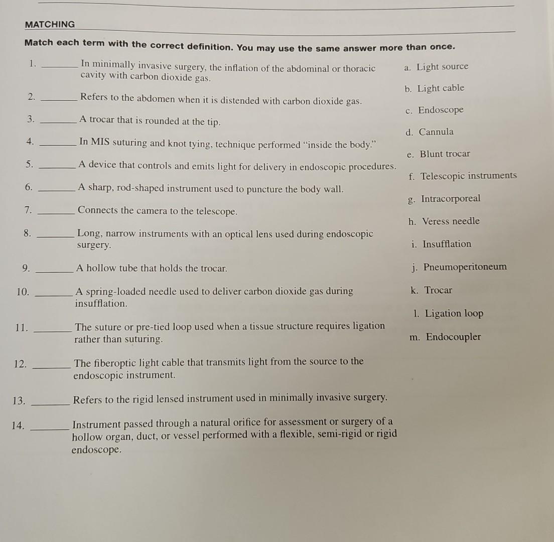 Solved Match each term with the correct definition. You may | Chegg.com