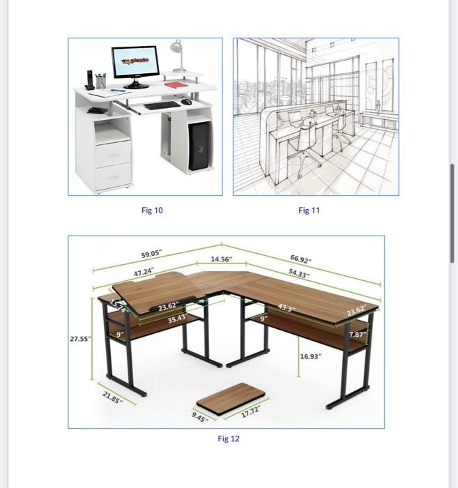 Solved Mini Design Case of Study - Computer Desk/Table | Chegg.com
