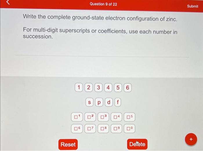 Solved Write the complete ground-state electron | Chegg.com