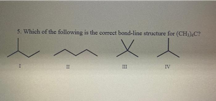 Solved 1. Which of the following bond-line structures are of | Chegg.com