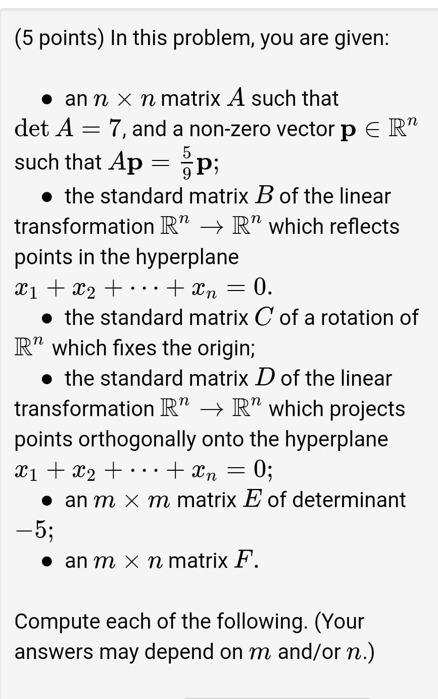 Solved b. Which of the following matrices are permutation | Chegg.com