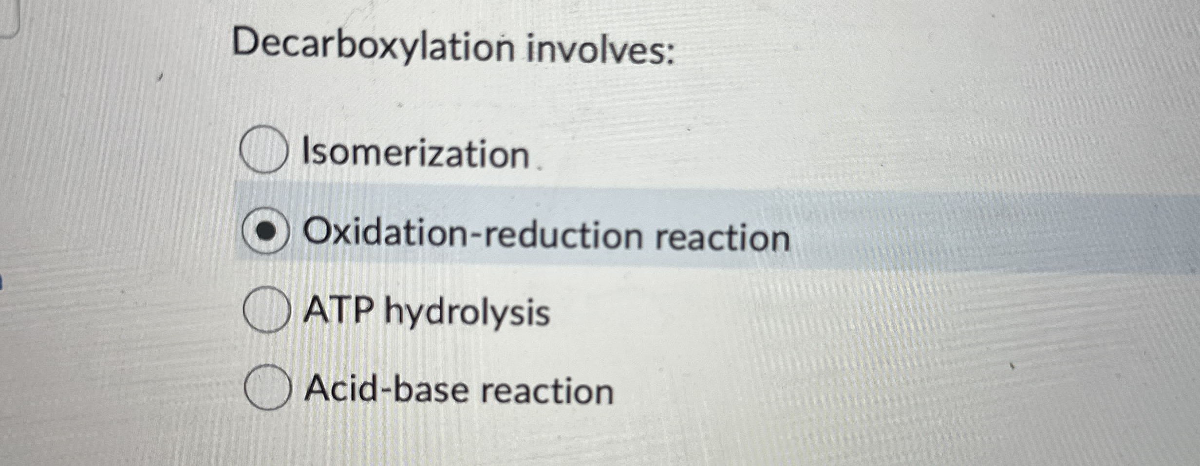 Solved Decarboxylation | Chegg.com