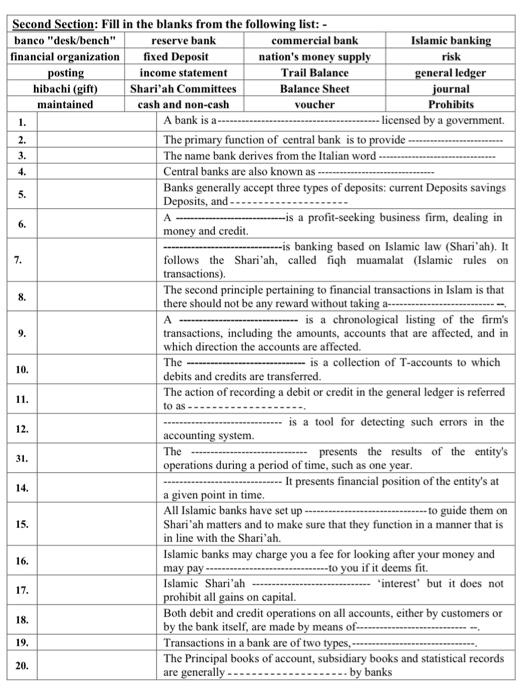 Solved I want definitive answers only for all paragraphs, | Chegg.com