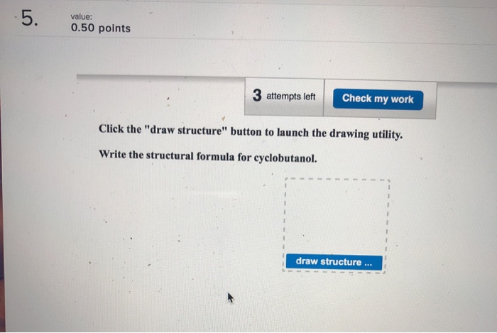 Solved value: 0.50 points 3 attempts left Check my work | Chegg.com