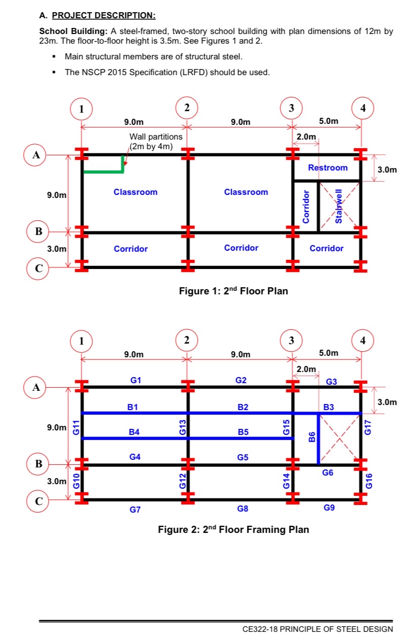 A. ﻿PROJECT DESCRIPTION:School Building: A | Chegg.com