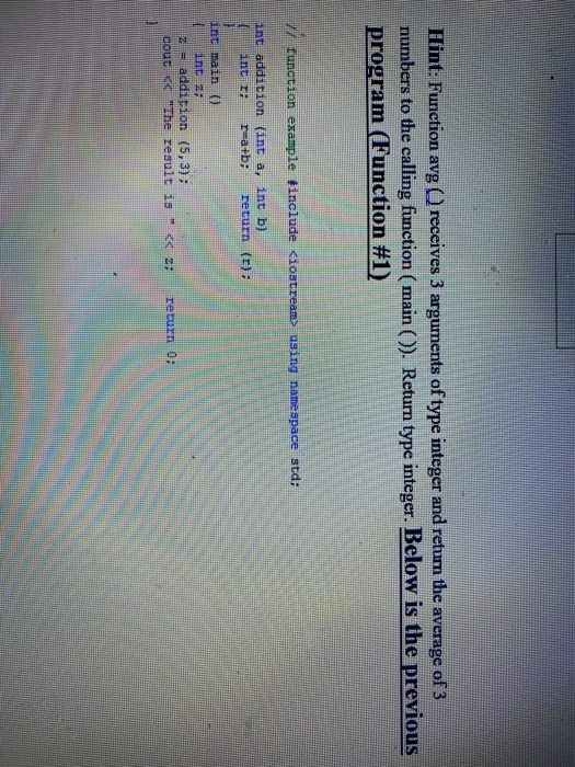 Solved Cs161 Ch Assignment Understanding Functions Modify 3231