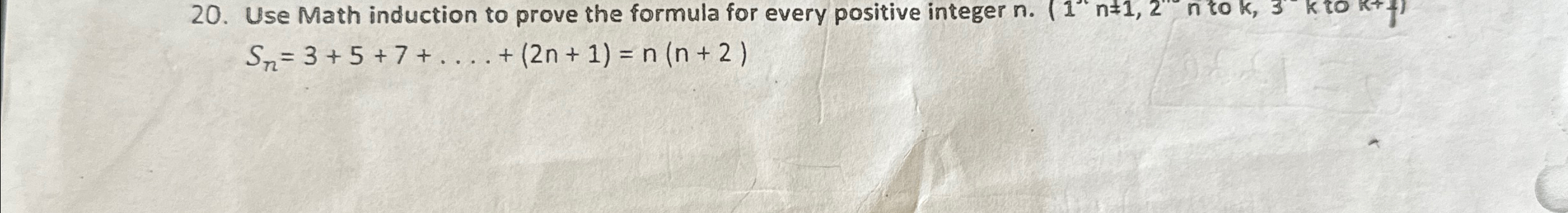Solved Use Math induction to prove the formula for every | Chegg.com