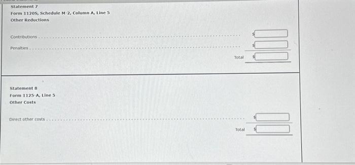 Solved 2021 Federal Statements Page 1 Premium, Inc. | Chegg.com