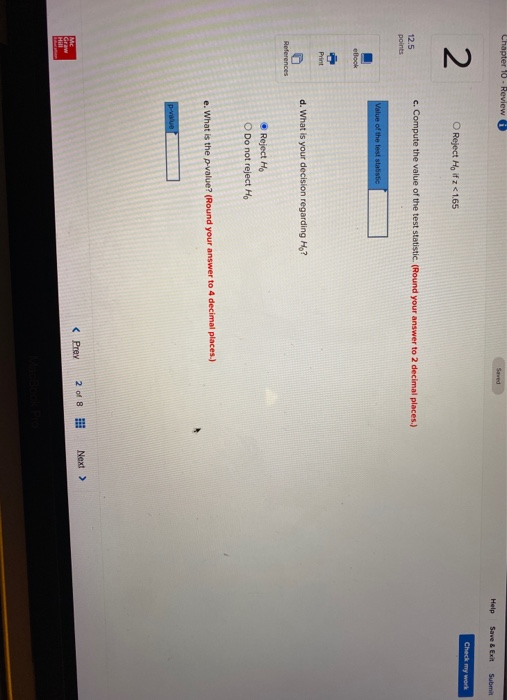 Solved Chapter 10 - Review Help Save & Exit Check my 3 Given | Chegg.com