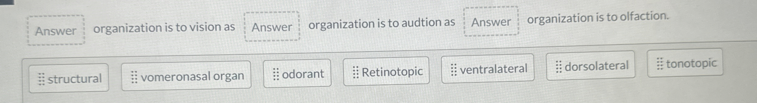 Solved organization is to vision as organization is to | Chegg.com