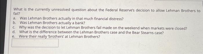 Solved What is the currently unresolved question about the | Chegg.com