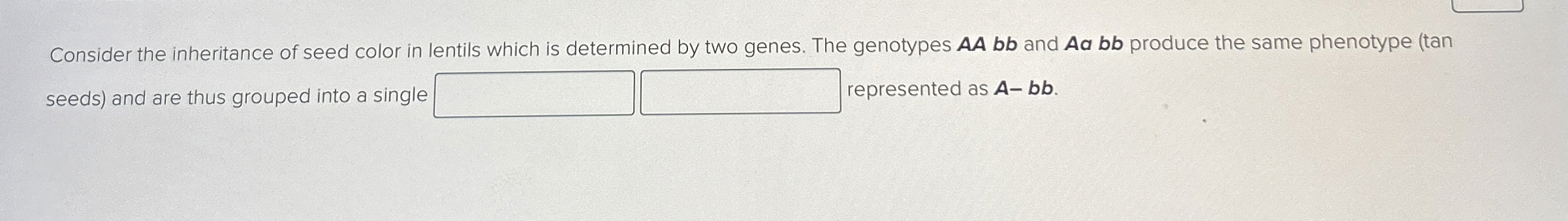 Solved Consider the inheritance of seed color in lentils | Chegg.com
