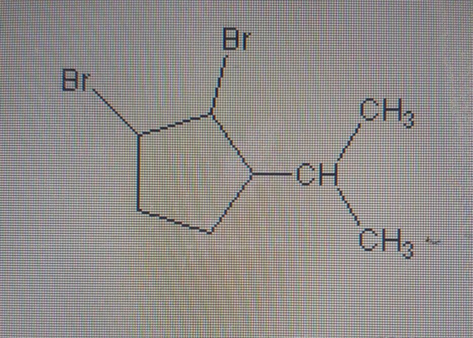Solved name the cycloalkene that would react with bromine to | Chegg.com