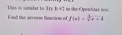Solved This is similar to Try It #2 ﻿in the OpenStax text. | Chegg.com