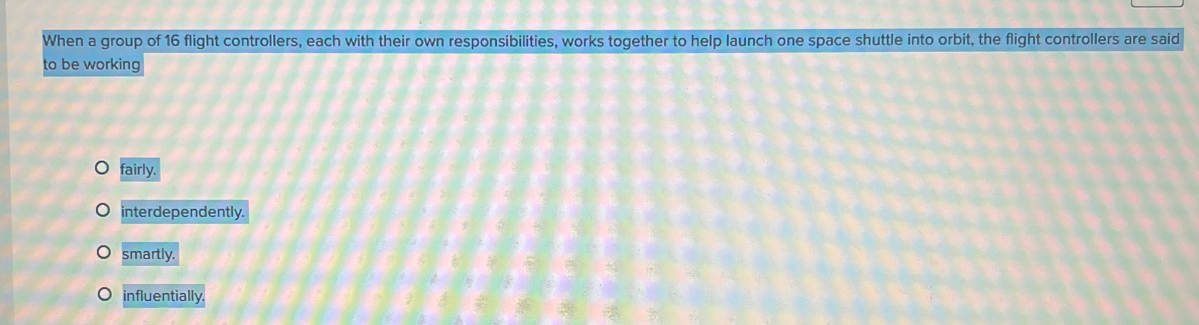 Solved When a group of 16 ﻿flight controllers, each with | Chegg.com