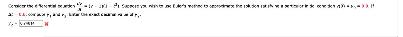 Solved Consider the differential equation dydt=(y-1)(1-t2). | Chegg.com