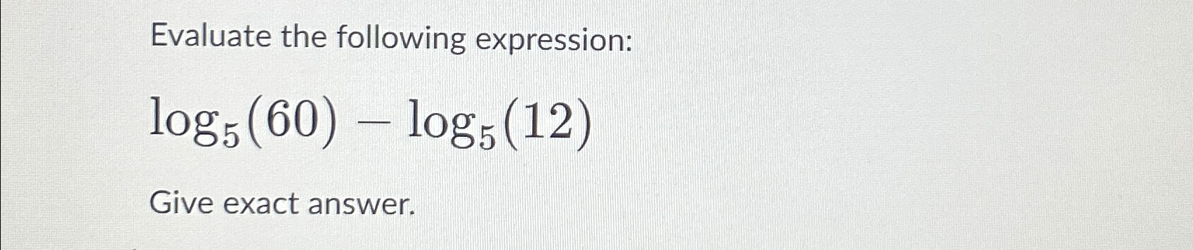 Solved Evaluate the following | Chegg.com