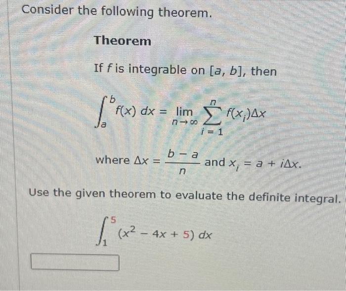 Solved Consider the following theorem. Theorem If f is | Chegg.com