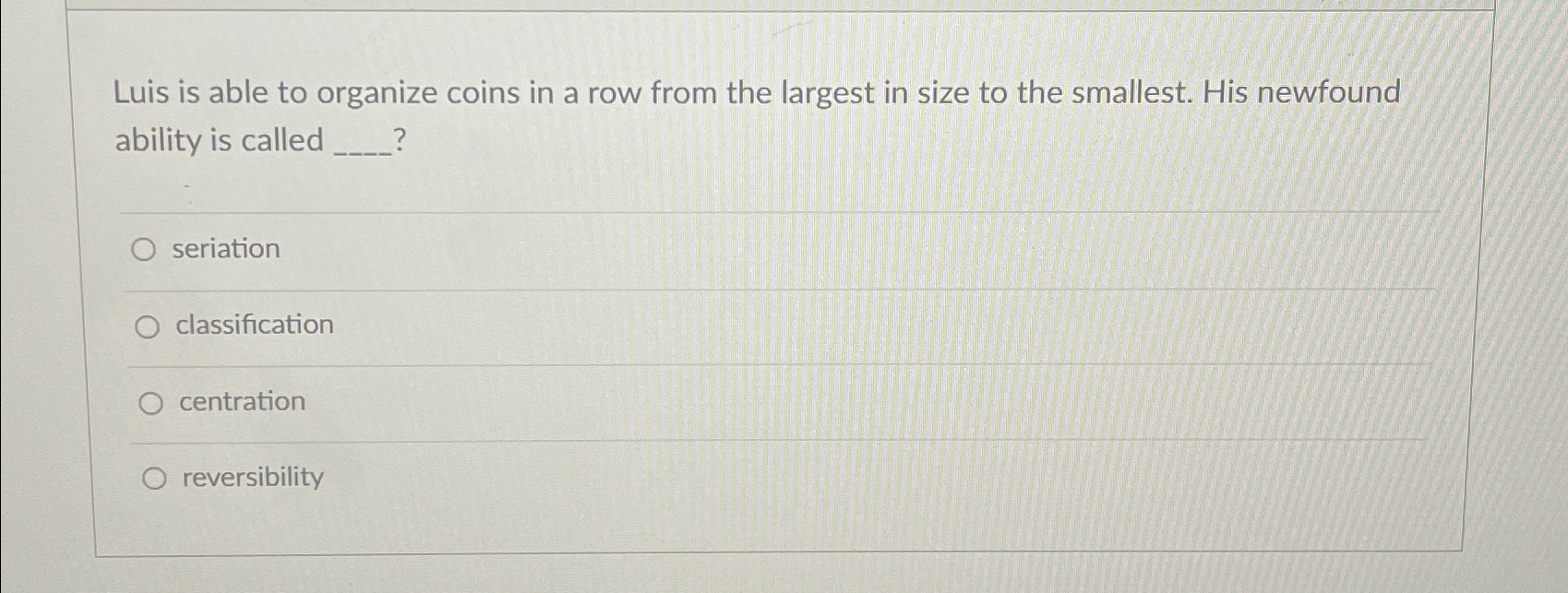 Solved Luis is able to organize coins in a row from the | Chegg.com