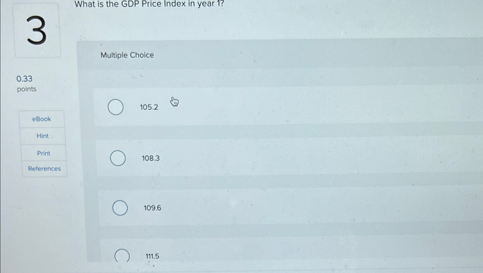 Solved What is the GDP Price Index in year | Chegg.com